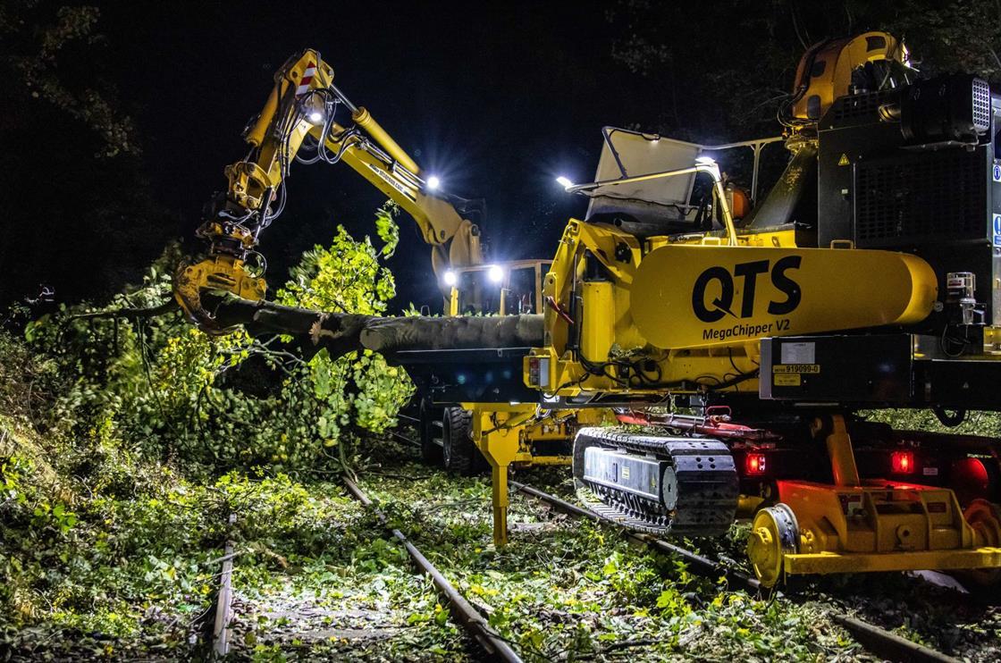 More powerful rail-mounted tree chipper introduced | Rail Business UK ...