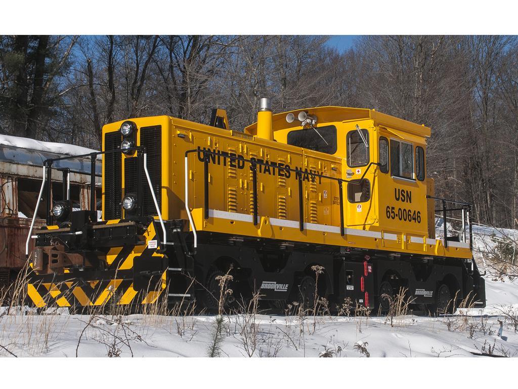 US Navy takes delivery of custom-designed locomotive | News | Railway ...
