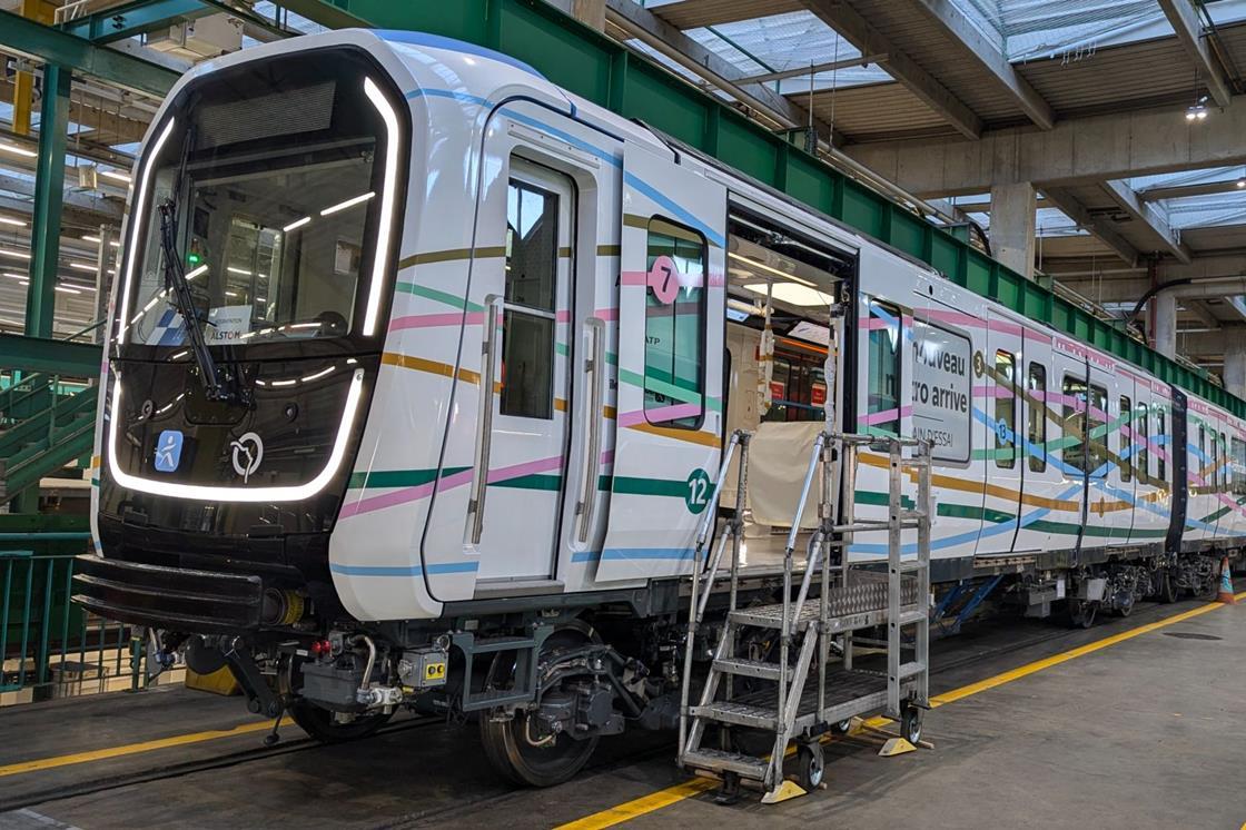 Paris metro MF19 train unveiled as next order planned | Metro Report ...