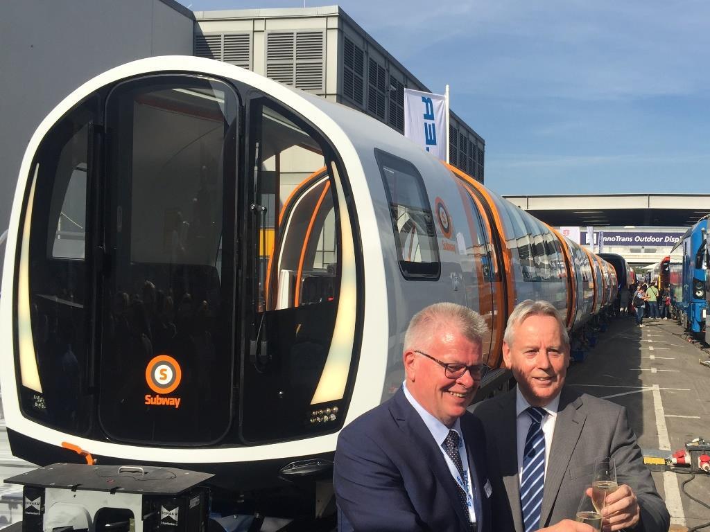Driverless small-profile metro train for Glasgow presented | News ...