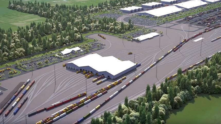 Freight hub master plan unveiled | News | Railway Gazette International