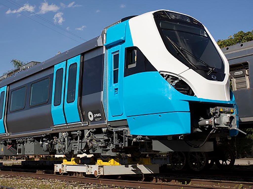 Final Brazilian-built EMU for PRASA completed | News | Railway Gazette International