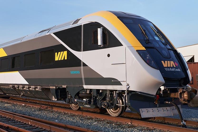 First VIA Rail trainset arrives for testing | News | Railway Gazette ...