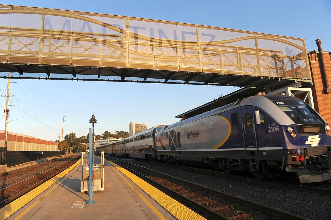 Station footbridge features etched architectural mesh | News | Railway ...