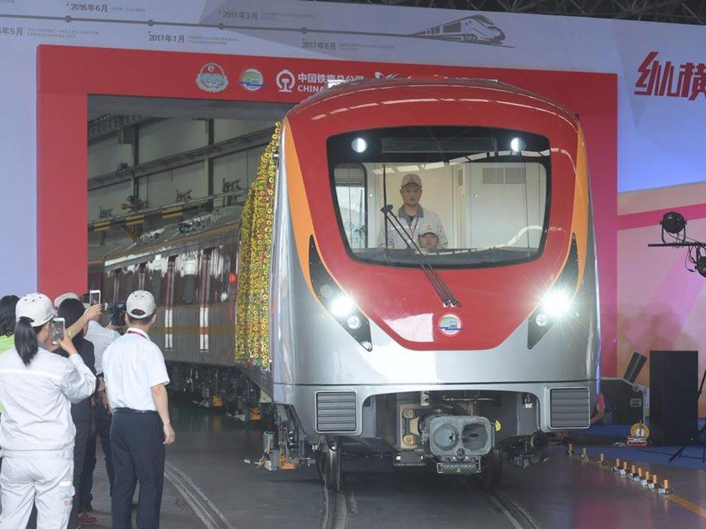Lahore Metro’s first train rolls out | News | Railway Gazette International