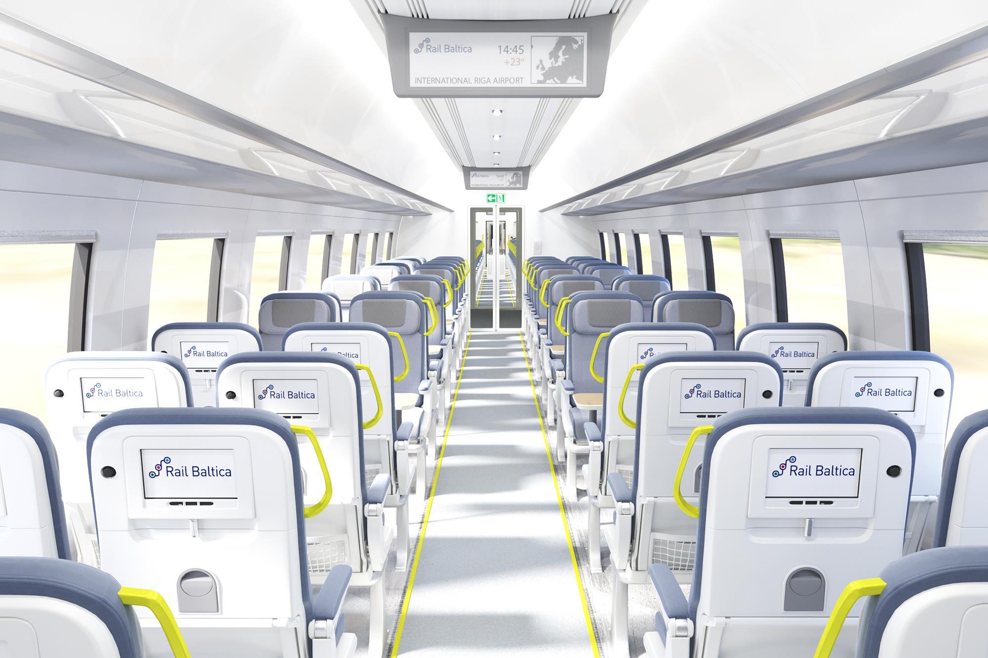Rail Baltica concept trains inspired by sun, sea and sand | In depth ...