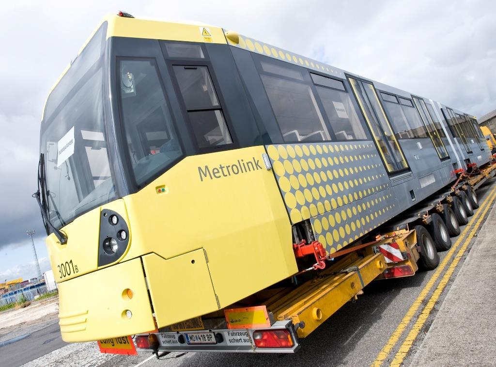 First Manchester M5000 tram delivered | News | Railway Gazette ...