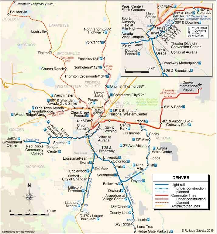 Denver inaugurates tangential R Line | Urban news | Railway Gazette ...