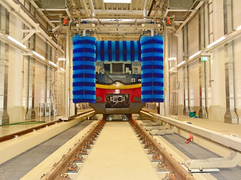 Longest train washing plant in Berlin enters service | News | Railway ...