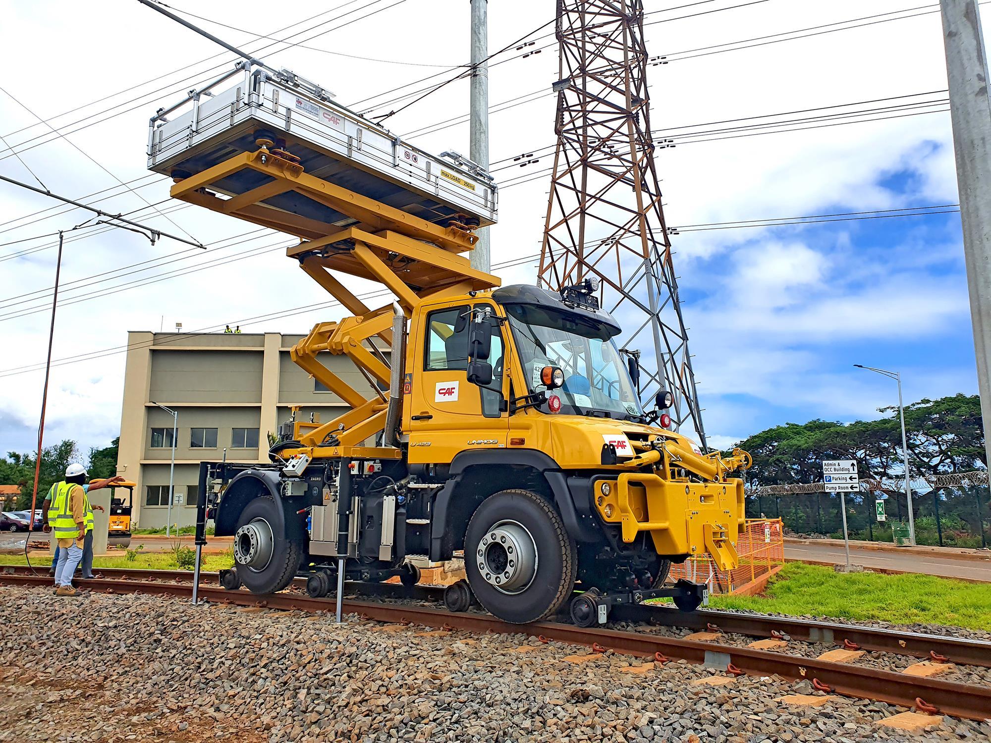 Mauritius light rail road-rail fleet delivered | Urban news | Railway ...