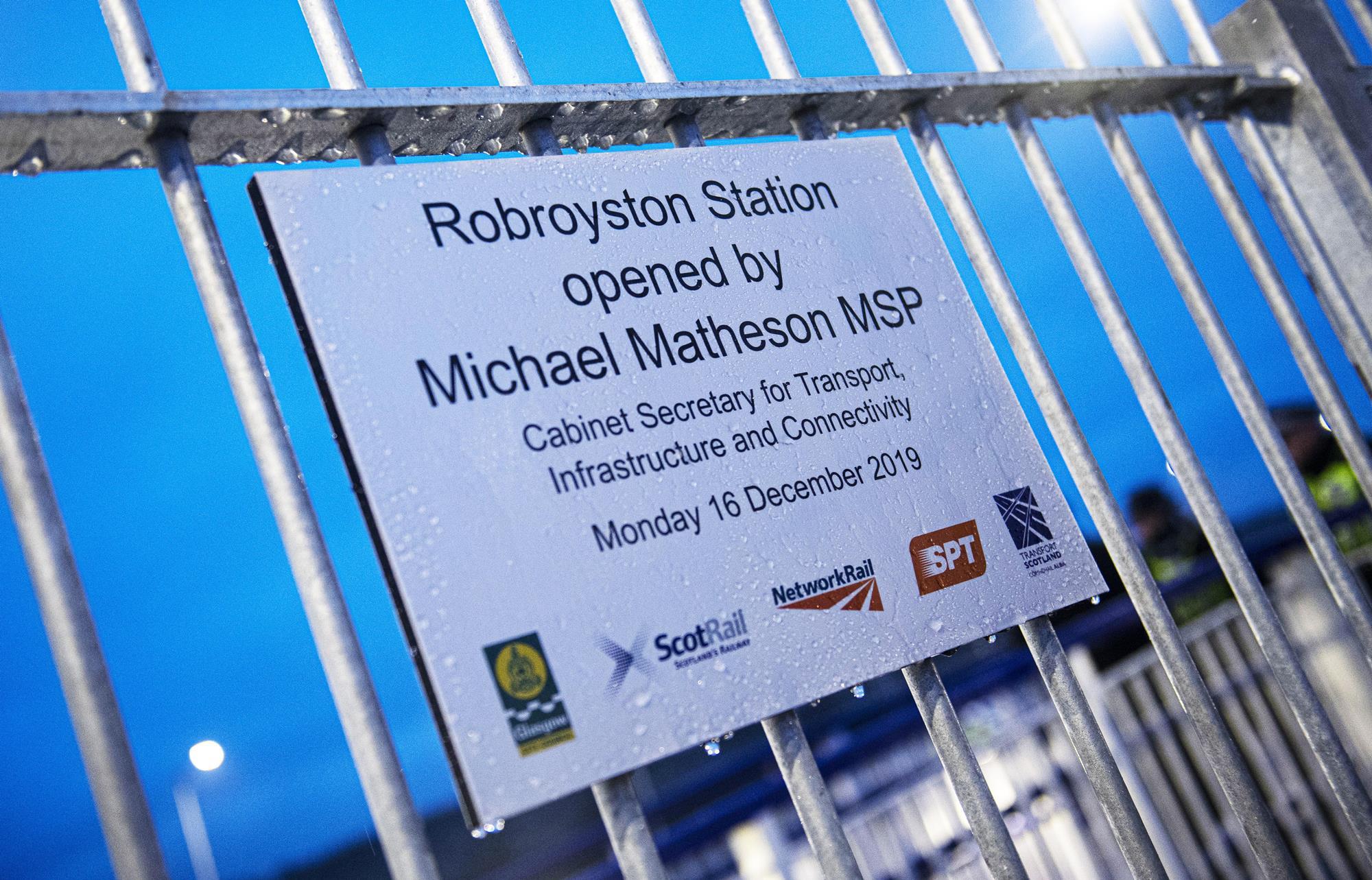 Robroyston station inaugurated | Rail Business UK | Railway Gazette ...