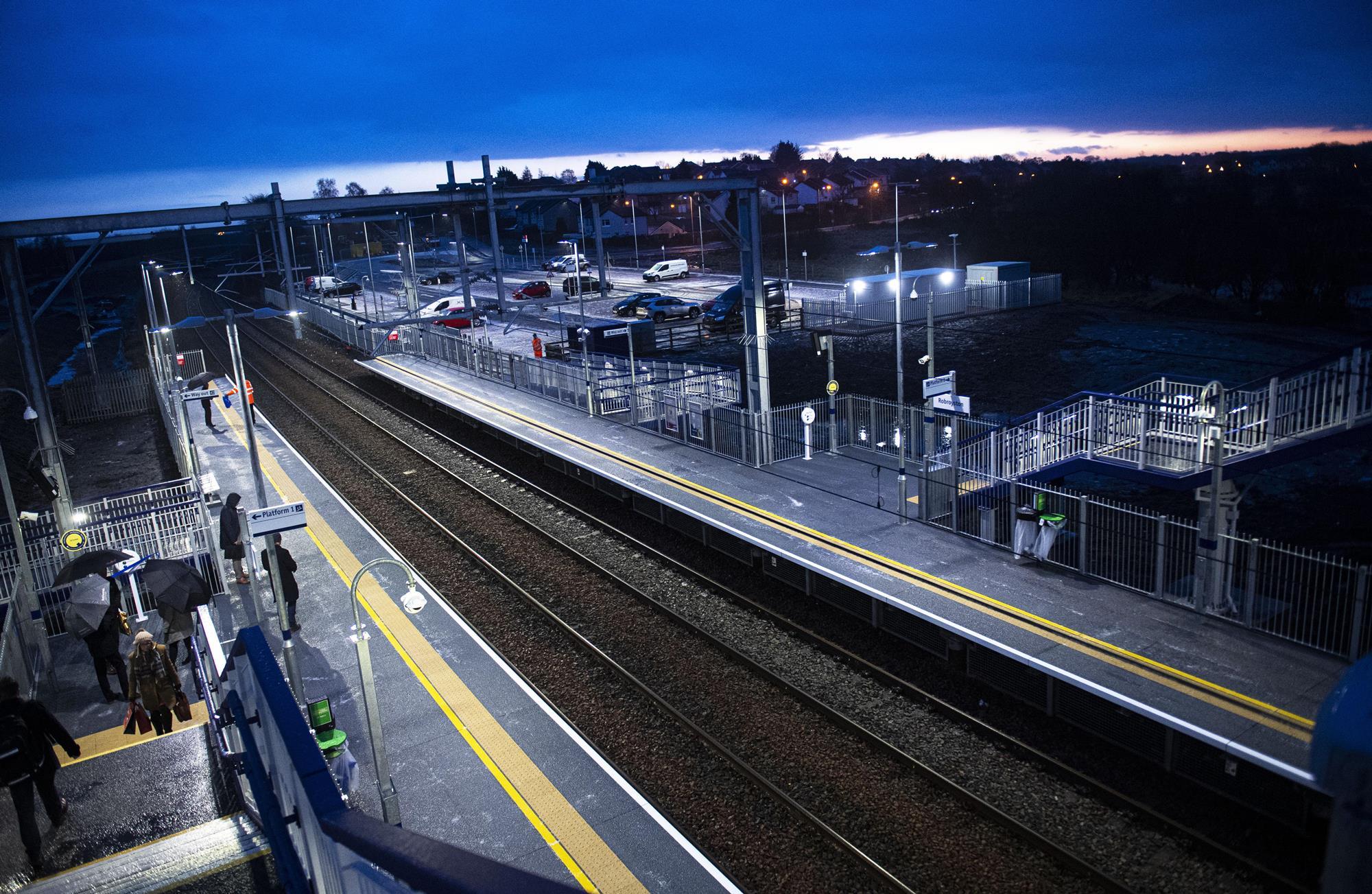 Robroyston station inaugurated | Rail Business UK | Railway Gazette ...