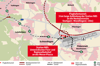 Stuttgart airport rail connection contract awarded | News | Railway ...