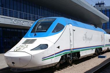 Talgo 250 arrives in Toshkent | News | Railway Gazette International