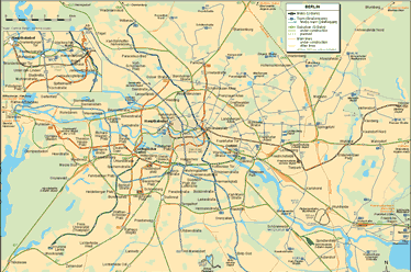 Berlin - city map | Country profile | Railway Gazette International