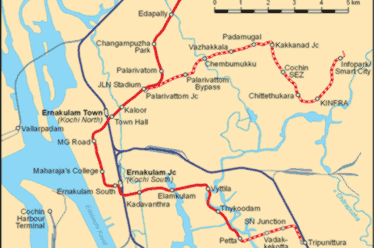 Kochi - city map | Country profile | Railway Gazette International