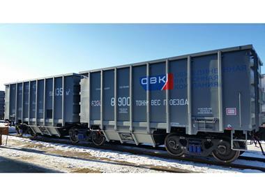 Articulated open wagon unveiled | News | Railway Gazette International