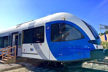 BART unveils Antioch eBART train | News | Railway Gazette International
