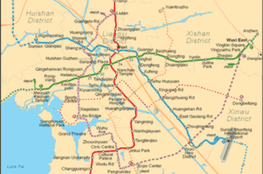 Wuxi - city map | Country profile | Railway Gazette International