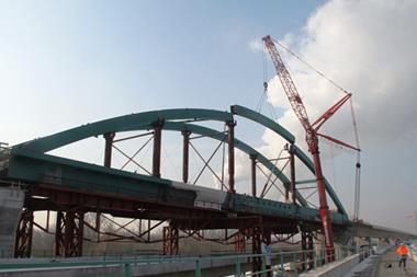 Saale-Elster Viaduct beams in place | News | Railway Gazette International