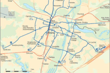 Poznan - city map | Country profile | Railway Gazette International