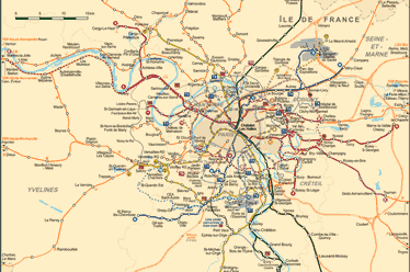 Paris - region map | Country profile | Railway Gazette International
