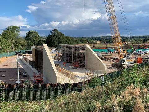 Radlett Strategic Rail Freight Interchange works underway | Rail ...