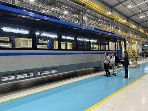 Production of Chilean DMUs underway in Brazil | News | Railway Gazette ...