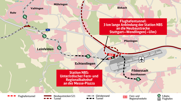 Stuttgart airport rail connection contract awarded | News | Railway ...
