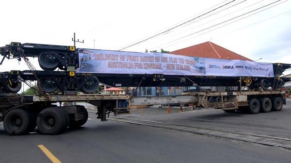 KiwiRail wagons shipped | News | Railway Gazette International