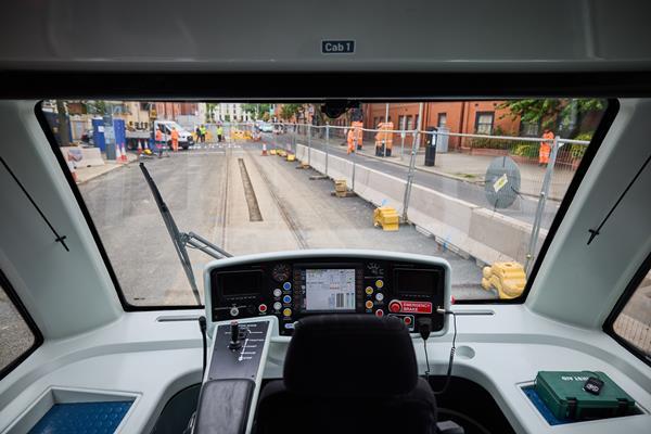 Coventry Very Light Rail street-running trial underway | Rail Business UK | Railway Gazette ...