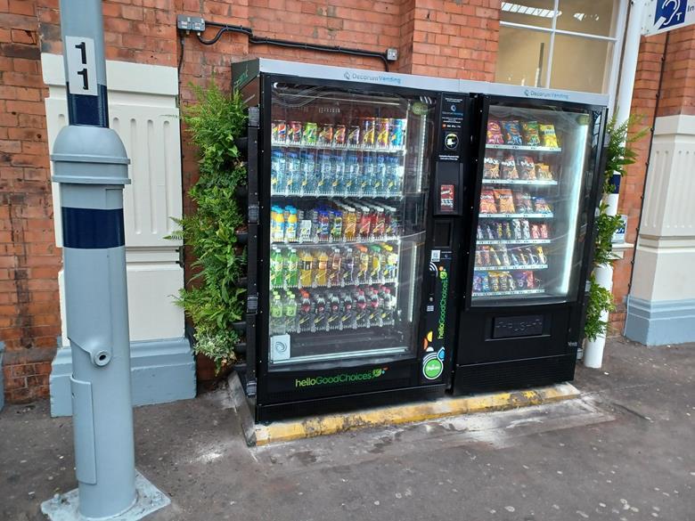 Station vending machines fitted with ‘living walls’ | Rail Business UK ...