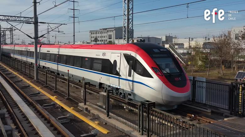 First bi-mode inter-city trainset for Chile on test | News | Railway ...