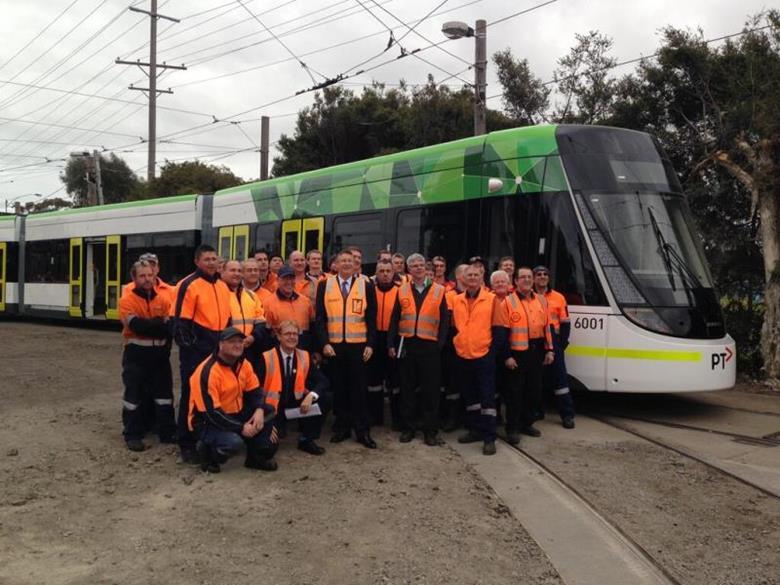 First E-Class tram delivered to Melbourne | News | Railway Gazette ...