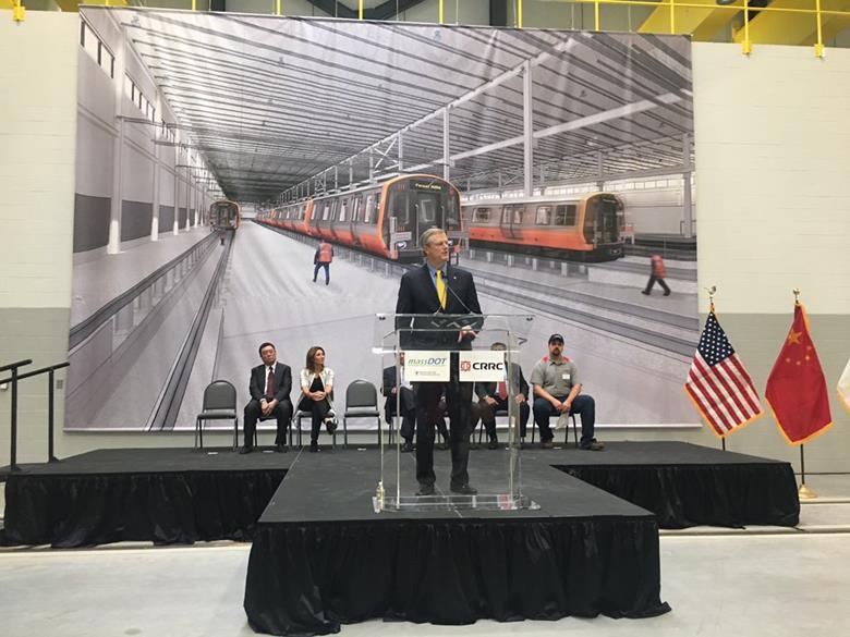 CRRC’s Springfield factory opens as Boston Orange Line cars on test ...