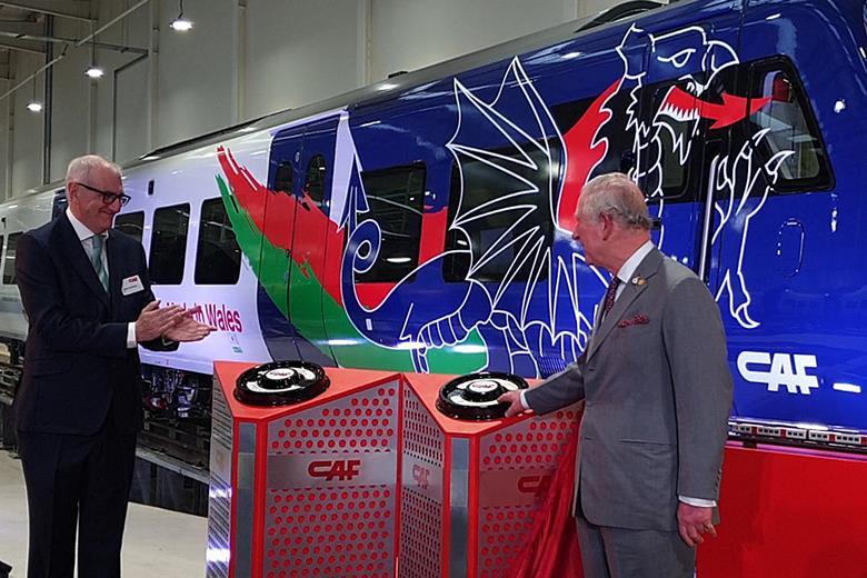 Prince of Wales inaugurates CAF’s Newport rolling stock factory | Rail ...