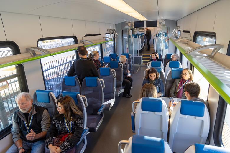 Arrow commuter service launched in California | News | Railway Gazette ...