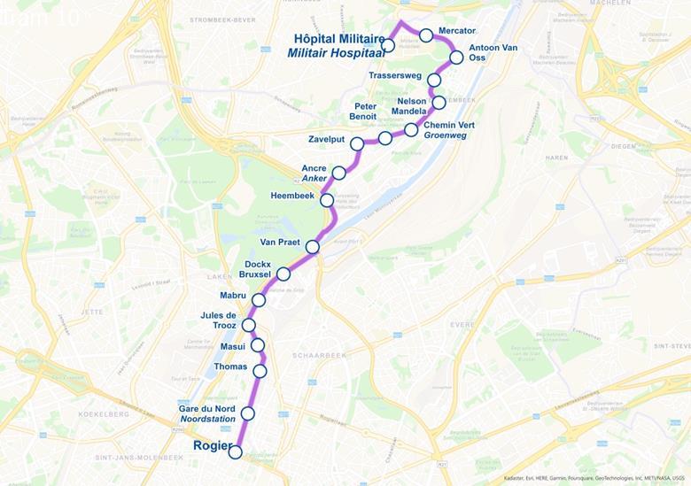 Construction of Brussels tramway extension begins | Metro Report ...