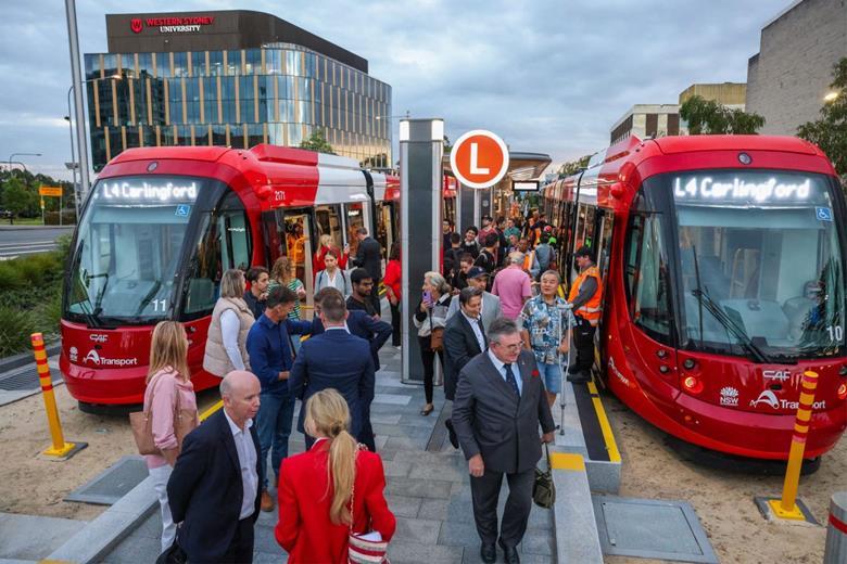 Parramatta light rail line opens in western Sydney | Metro Report ...
