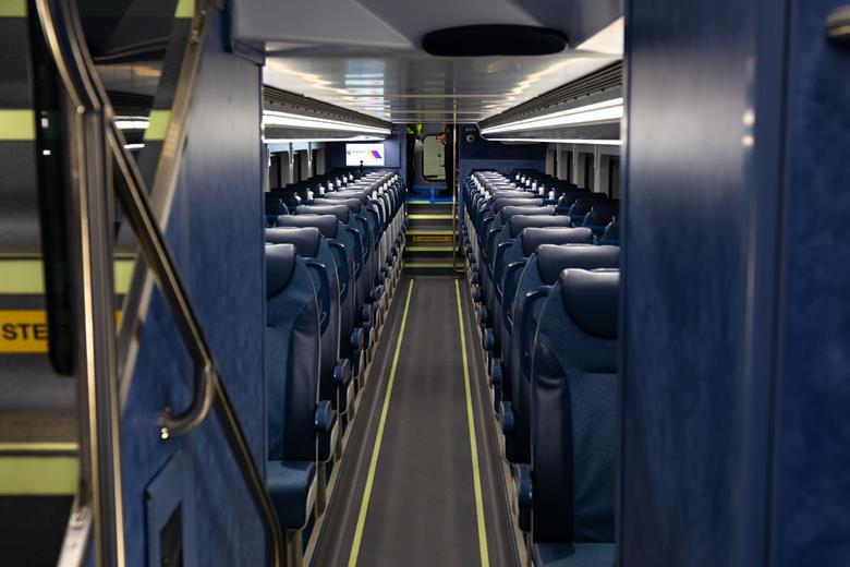 NJ Transit unveils first Multilevel III double-deck EMU car | News | Railway Gazette International