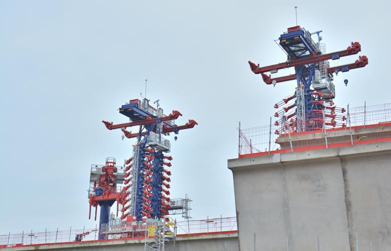 First HS2 Delta Junction viaduct section unveiled | Rail Business UK ...