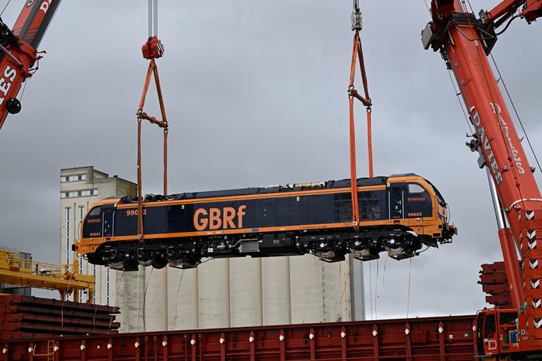 First GB Railfreight Class 99 locos arrive in the UK | Rail Business UK ...