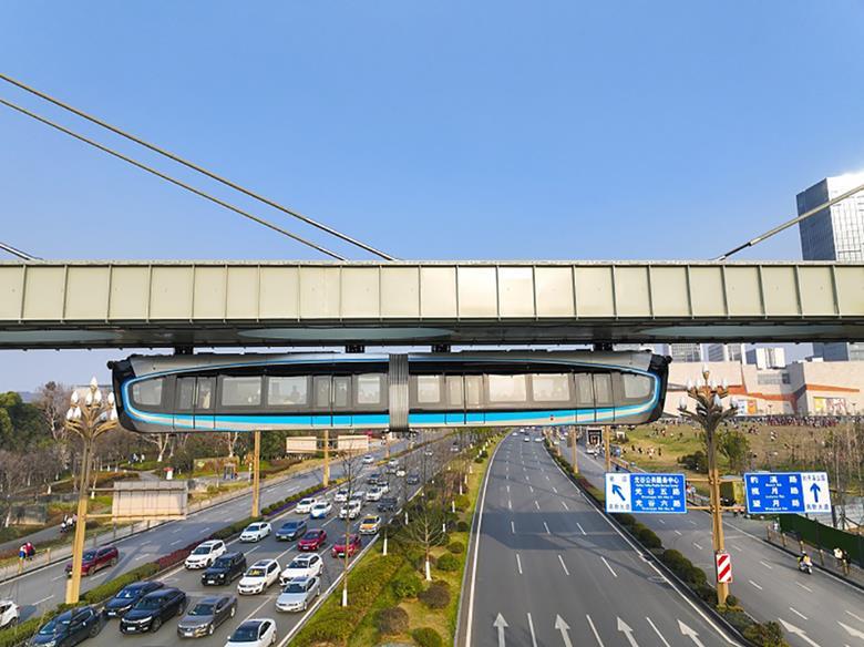 Suspended monorail with glass floor opens in China | Metro Report ...