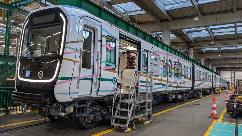Paris metro MF19 train unveiled as next order planned | Metro Report ...