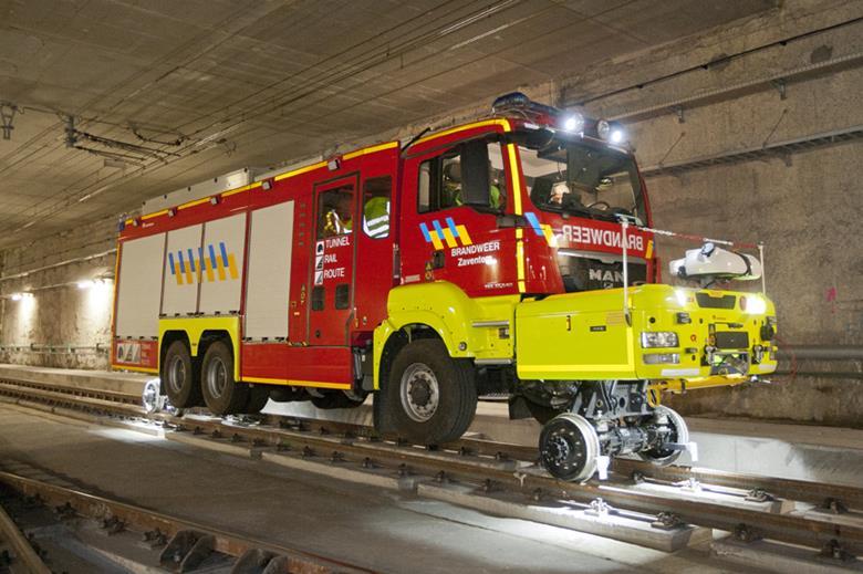 Road-rail fire engines protect Diabolo link | News | Railway Gazette ...