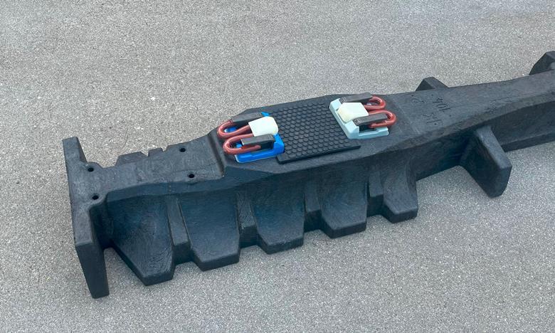 Composite sleeper with integral track fastenings to be shown at ...