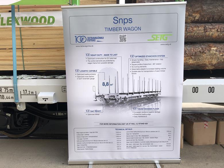 Lumberjacks OK with timber wagon | News | Railway Gazette International