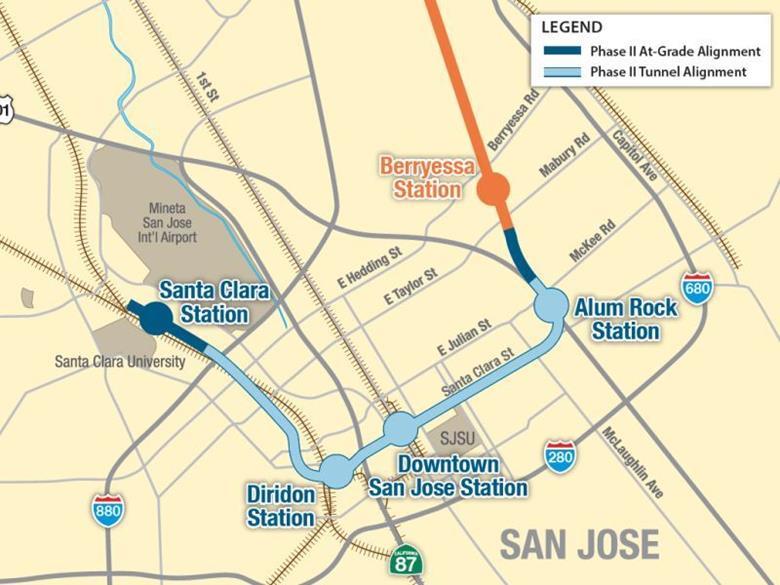 BART Silicon Valley Phase II extension contract awarded | Metro Report ...