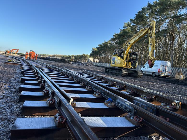 Electrification underway at Long Marston Rail Innovation Centre | Rail Business UK | Railway ...