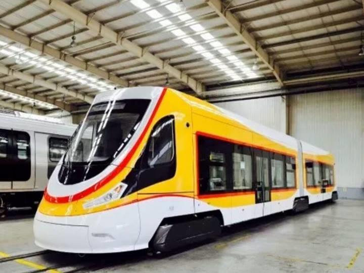 CRRC rolls out Delingha tram | Metro Report International | Railway ...